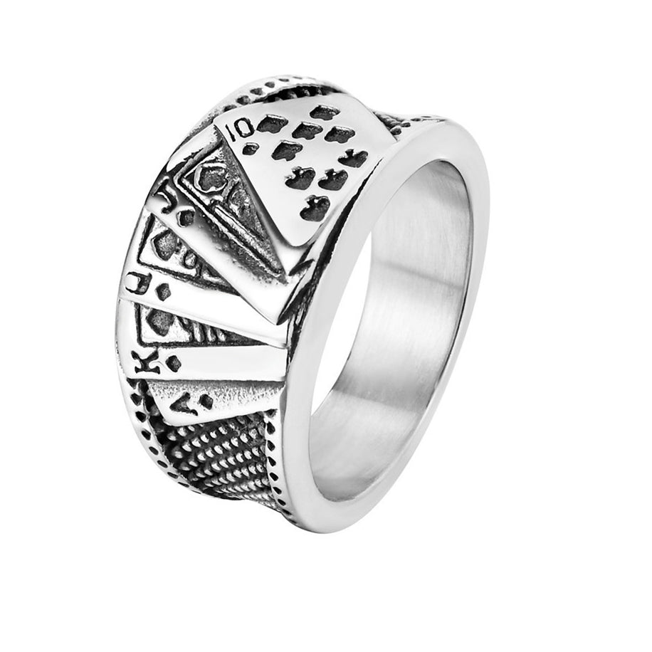 Personalized Retro Titanium Steel Magician Ring for Men – Planderful Shop