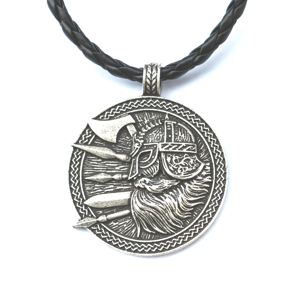 Norse Legacy Metal Viking Odin Necklace for Men – Planderful Shop